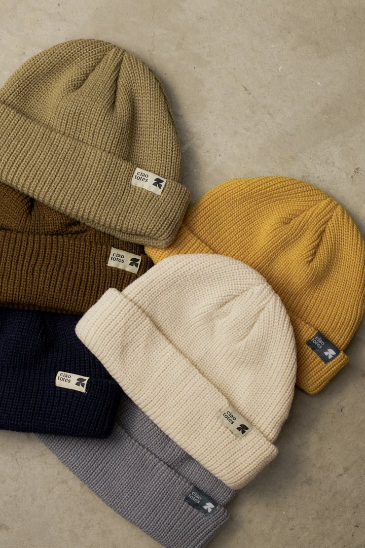 colorful beanies | spring '23 | ciao totes